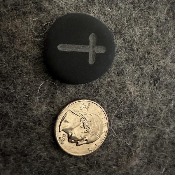 REVELATION- Alpha and Omega Stone (1 Stone) - Etsy