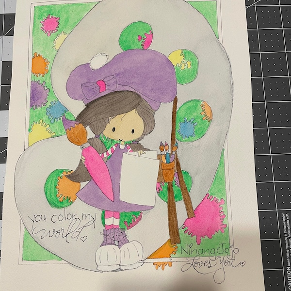 Colorful Life | Digital Coloring Book | Printable | Adult or Kid - Etsy