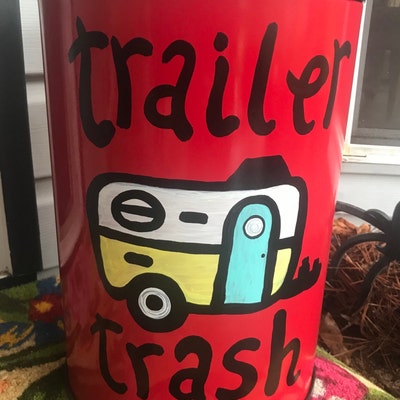 Trailer Trash Decal Vinyl Decal Decal Only Vinyl Trailer - Etsy