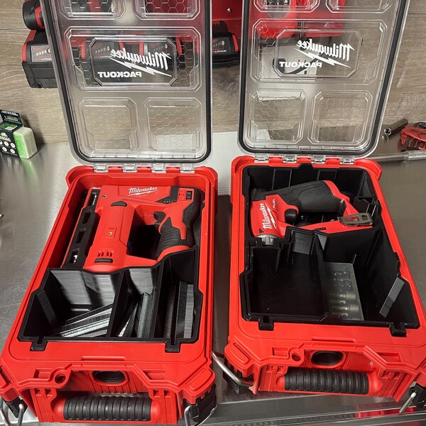Milwaukee Packout Toolbox Lid Bit Storage, Packout Mods, Packout Bit ...