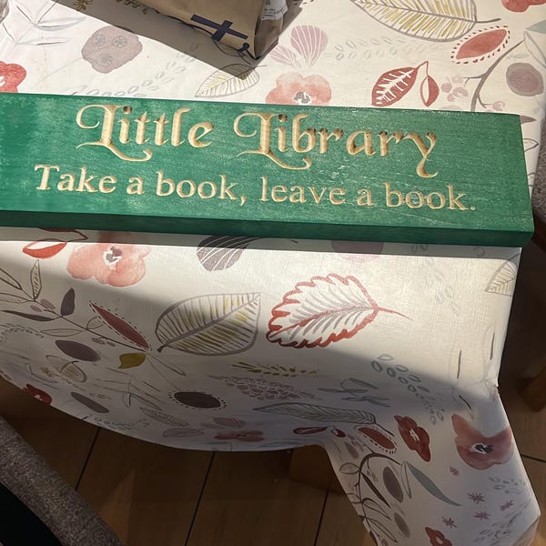 Little Library Sign - Etsy