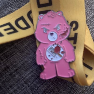 INTENSIVE CARE BEAR Face Enamel Metal Pin Badge - Etsy