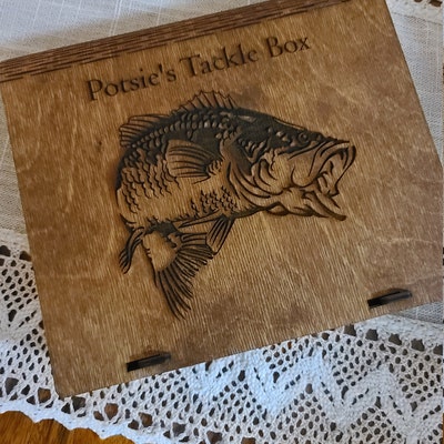 Personalized Mini Tackle Box Custom Jig Box Fishing Gear Outdoor ...