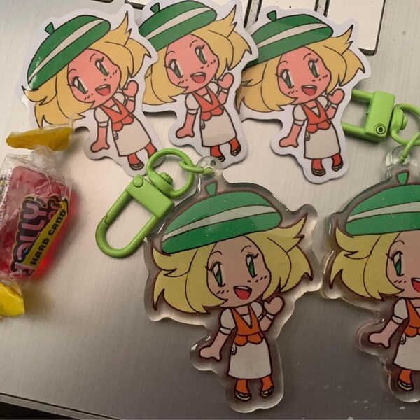 TOH Retro Style Chibi Acrylic Pins (2.5 IN) - Etsy