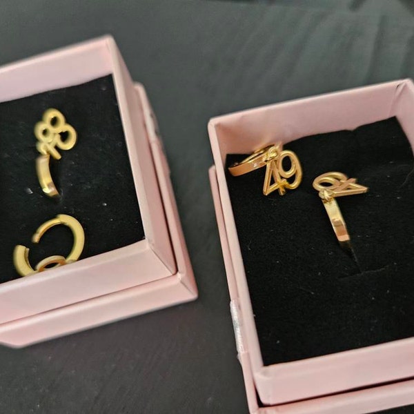 Number Earrings , Custom Earrings , Personalized Earrings , Birthday ...