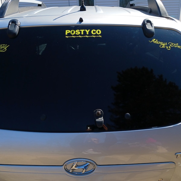 Posty Co Post Malone Inspired Decal - Etsy
