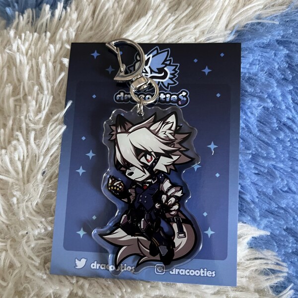 IN STOCK Von Lycaon Zenless Zone Zero Acrylic Charm | Unofficial Fan ...