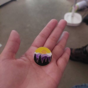 Subtle Trans Flag Sticker Pride Sticker Mountain Sticker | Etsy