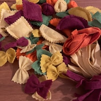 Felt Food Pasta Set Pretend Play Plush Toy Kids Play Kitchen Food ...