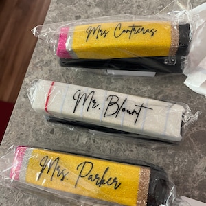 Personalized Staplerteacher Staplerpencil Staplerglitter Staplercute ...
