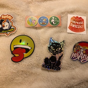 Vintage 90s Vending Machine Holographic Personality Stickers - Etsy