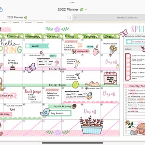 Work Onenote Digital Planner Templates Inserts Pack NOTEBOOK - Etsy