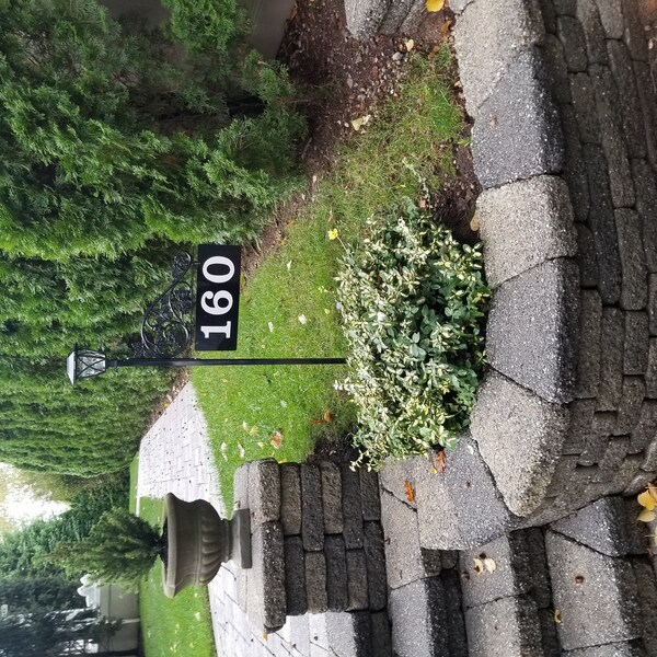 Driveway Marker Address Sign - Reflective Address Sign for 911 and ...