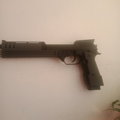 I Robot Will Smith Del Spooner Pistol Gun Blaster Cosplay Prop Replica ...