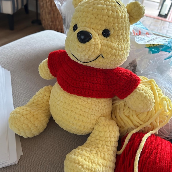 5-in-1 Winnie the Pooh, Piglet, Donkey, Little Roo, Tiger Crochet ...
