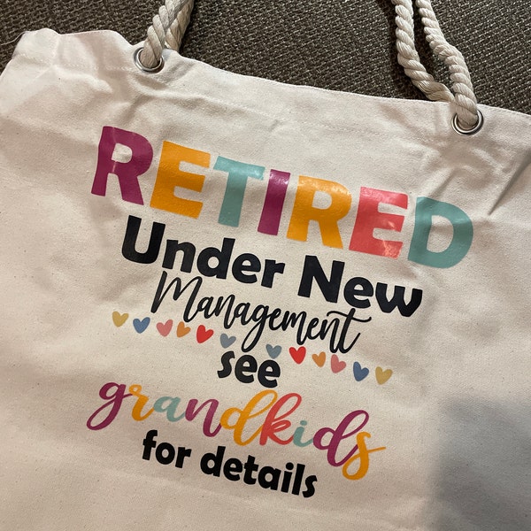 Retired Bag, Retirement Gift for Women, Retirement Gift Bag, Retired ...