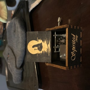 Spirited Away Music Box Theme Music Chest Wooden Engraved Handmade ...