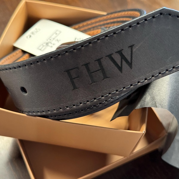 Personalized Handmade Belt for Dad, Valentines Day Gift for Him, Gift ...