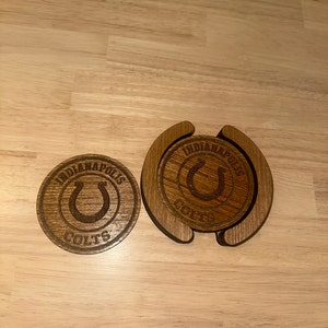 Alabama Crimson Tide Coasters 4 Laser Engraved, Stained & Sealed ...