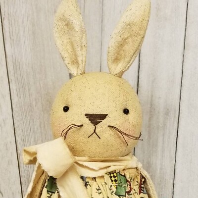 Primitive Easter Bunny Claira Digital PATTERN Spring Liberty Creek - Etsy