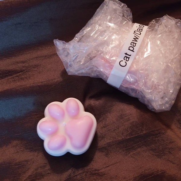 Cat Paw Candle, Cute Paw Candle, Animal Candle, Handmade Soy Scented ...