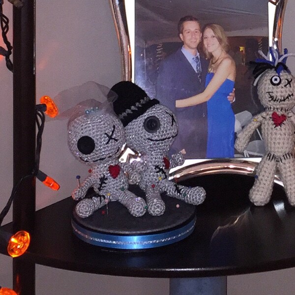 Voodoo Doll Couple Wedding Cake Topper - Available in Your Choice of ...