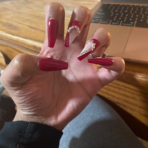 Solid Jelly Color Nails CHOOSE Your Color Gloss or Matte - Etsy