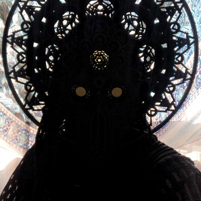 Deity Mask Festival Fashion Sacred Geometry God Headdress Goddess ...