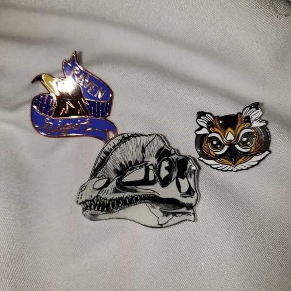 T-rex Enamel Pin Tyrannosaurus Rex Fossilised Dinosaur Dino Gift Trex ...