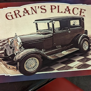 9 X 12 Inch 1940 Ford Coupe Customizable Garage Metal Sign - Etsy