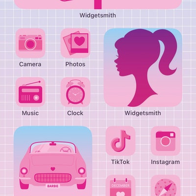2000's App Icons, Y2K App Icon Pack, Pink Retro Ios 15 16 & Android App ...