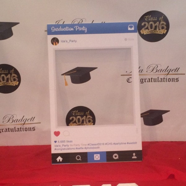 Personalized Facebook Frame Poster Board Prop for Birthdays, Weddings ...