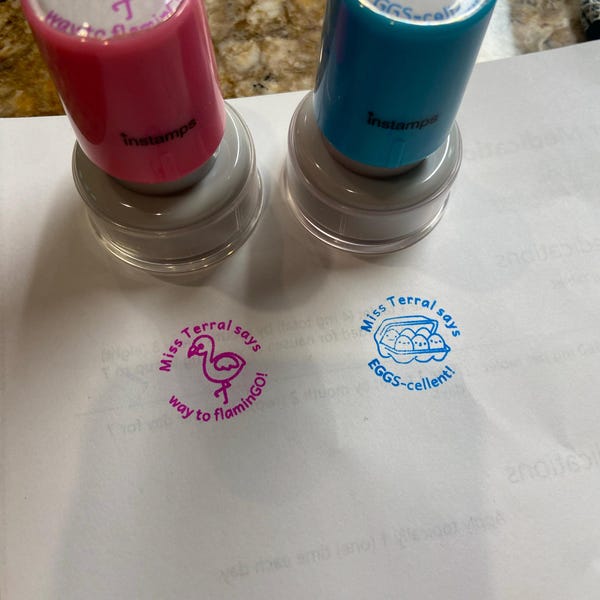 All-custom Checklist Stamps,teacher Stamps,personalized Checklist ...