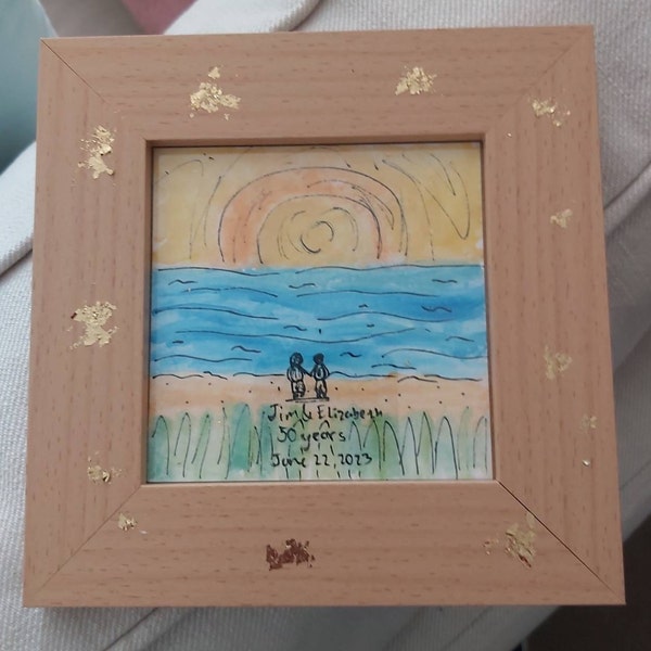 Handmade Classic Square Picture Photo Frames Wooden Effect 11 Colours ...