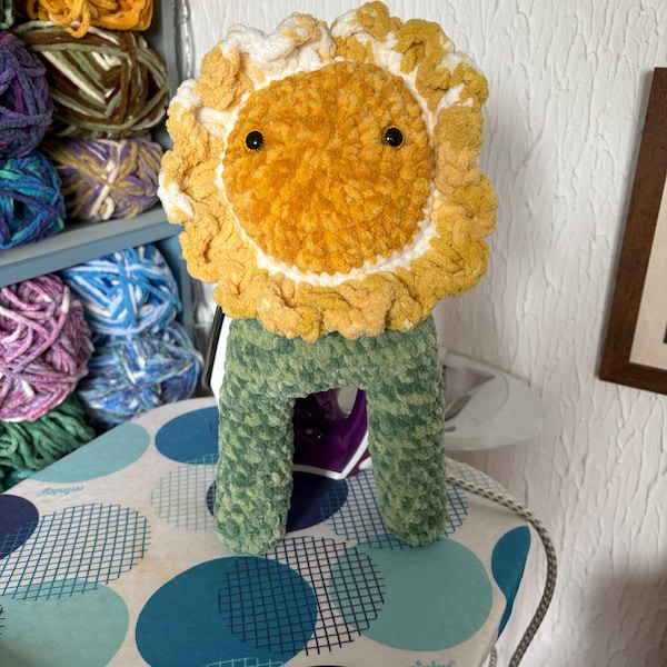 No Sew Floppy Flower Pillow Crochet Pattern | PDF DOWNLOAD - Etsy