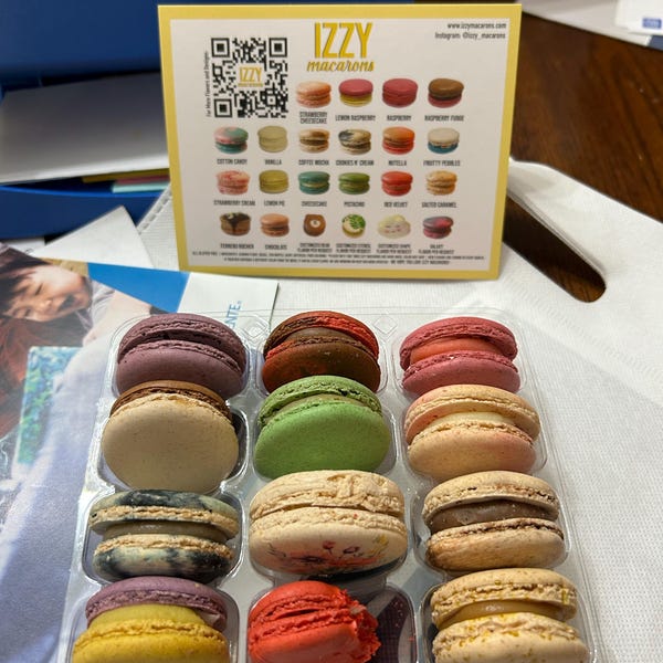 Izzy French Macarons - Surprise Me Flavors- Assorted Standard Packaging ...