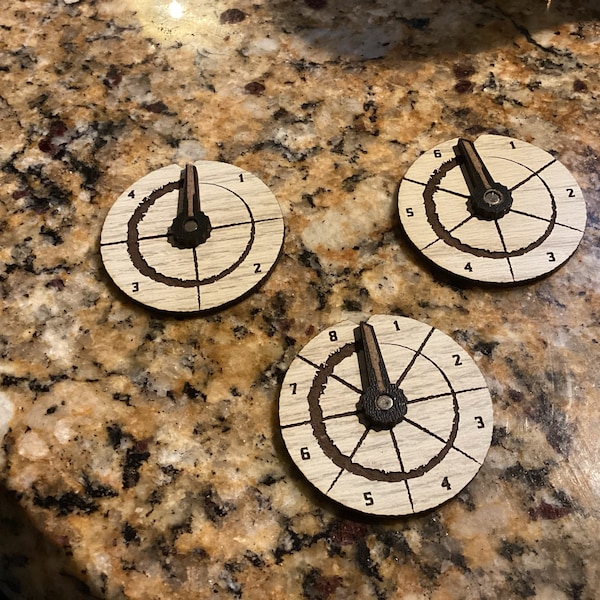 Blades in the Dark Progress Clock Dials - Etsy