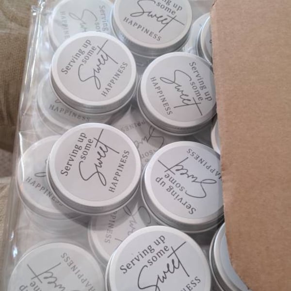 Personalized Sweet Tins: Custom Logo Party Favors, Corporate Gifts - Etsy