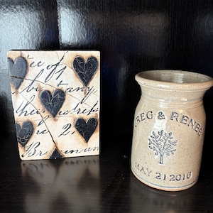Personalized Wedding and Anniversary Pottery Gifts - Etsy