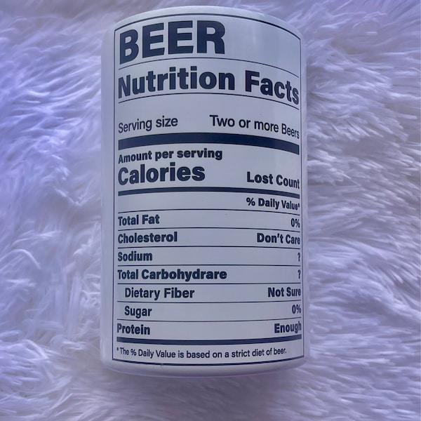Beer Svg – Nutrition Facts Svg – Nutrition Svg – Beer Facts Clipart ...
