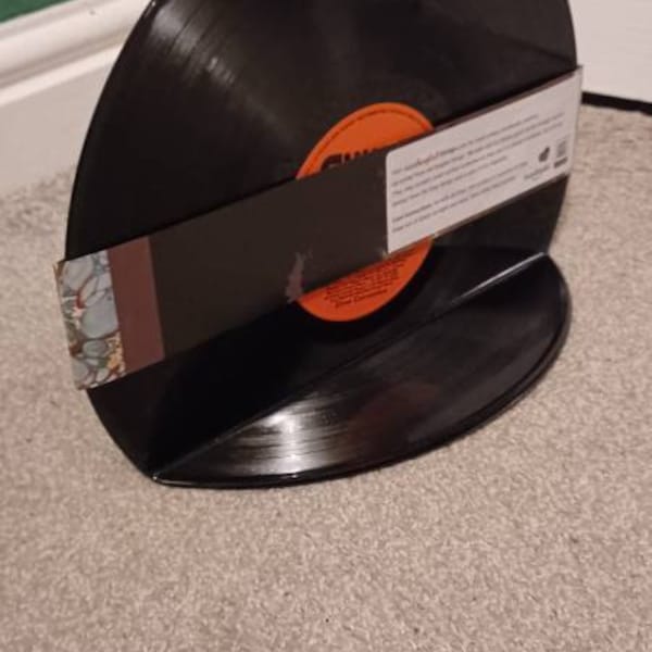Bookends Made From Vinyl Records - Etsy