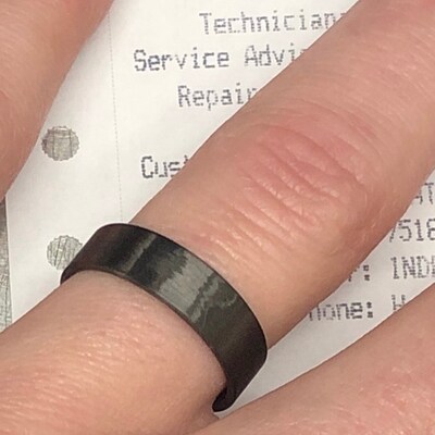 Carbon Fiber Breakaway Ring. Breakaway Carbon Fiber Ring, Designed to ...