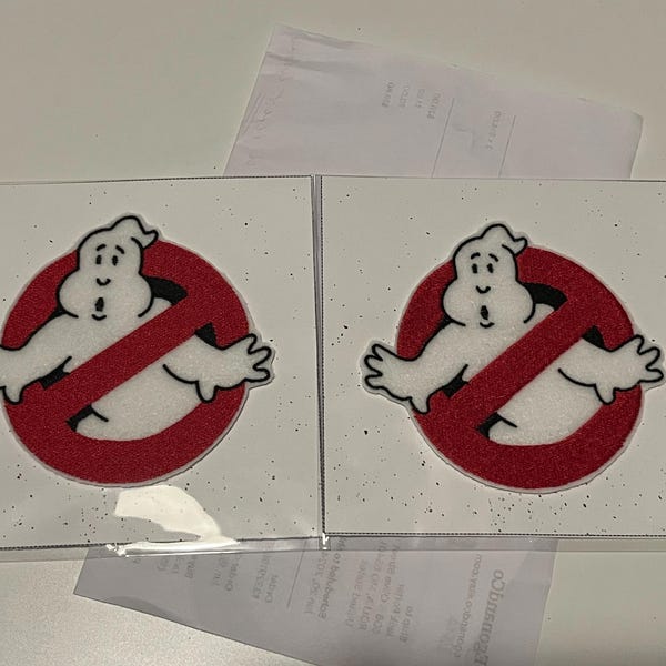 Ghostbusters Cartoon Logo Patch Embroidered Iron on Patch RGB Flight ...