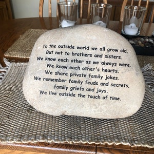 Hope Inspirational Stones Garden Rocks Kids Custom to Order Carved ...