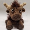 Mini Bison, Mini Bison Crochet Pattern, Crochet Pattern, Crochet Bison ...