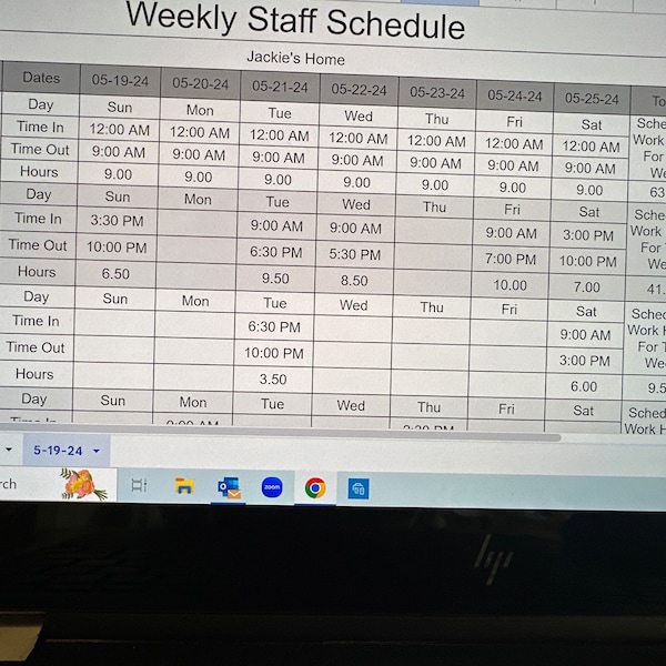Google Sheets 2025 and 2026 Employee Attendance Calendars - 2025 and ...