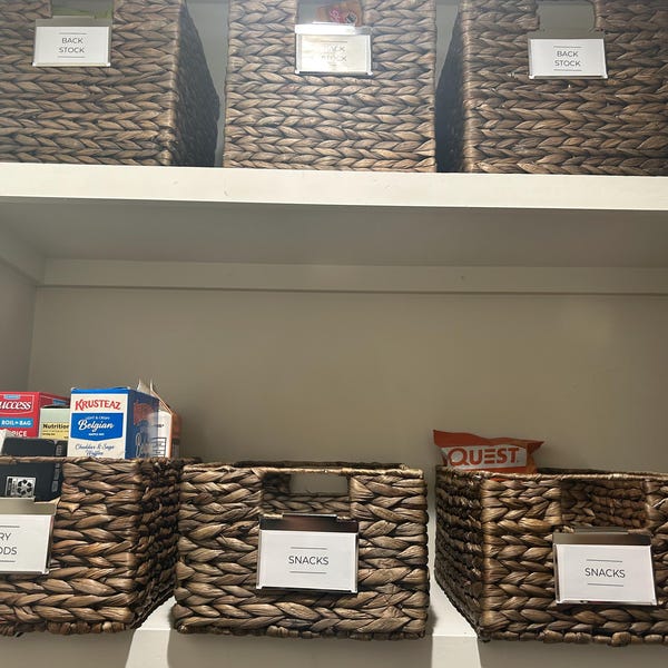 Personalized Minimalist Labels: Custom Organization Stickers for Totes ...