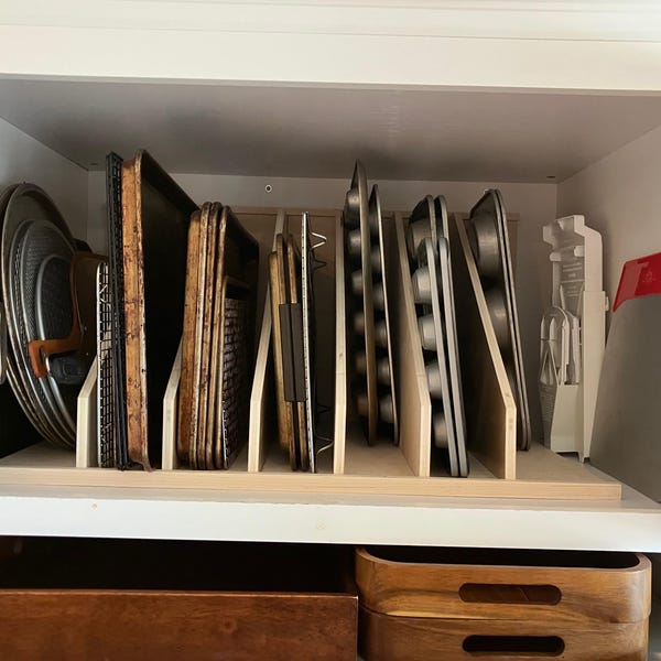 Vertical Tray Divider Organizer Insert Kit "hf"for Kitchen Cabinet ...