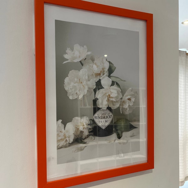A2 A3 A4 A5 A6 Orange Picture Frames With Mounts, Orange Décor, Thin ...