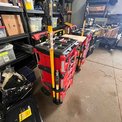 Milwookie Double Pipe Bender Holder for Milwaukee Packout for 3/4 and 1 ...